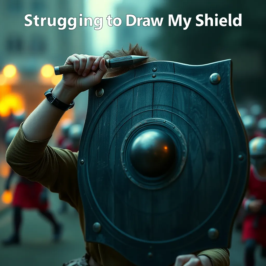 Struggling to Draw My Shield: A Personal Journey : LevelUpTalk