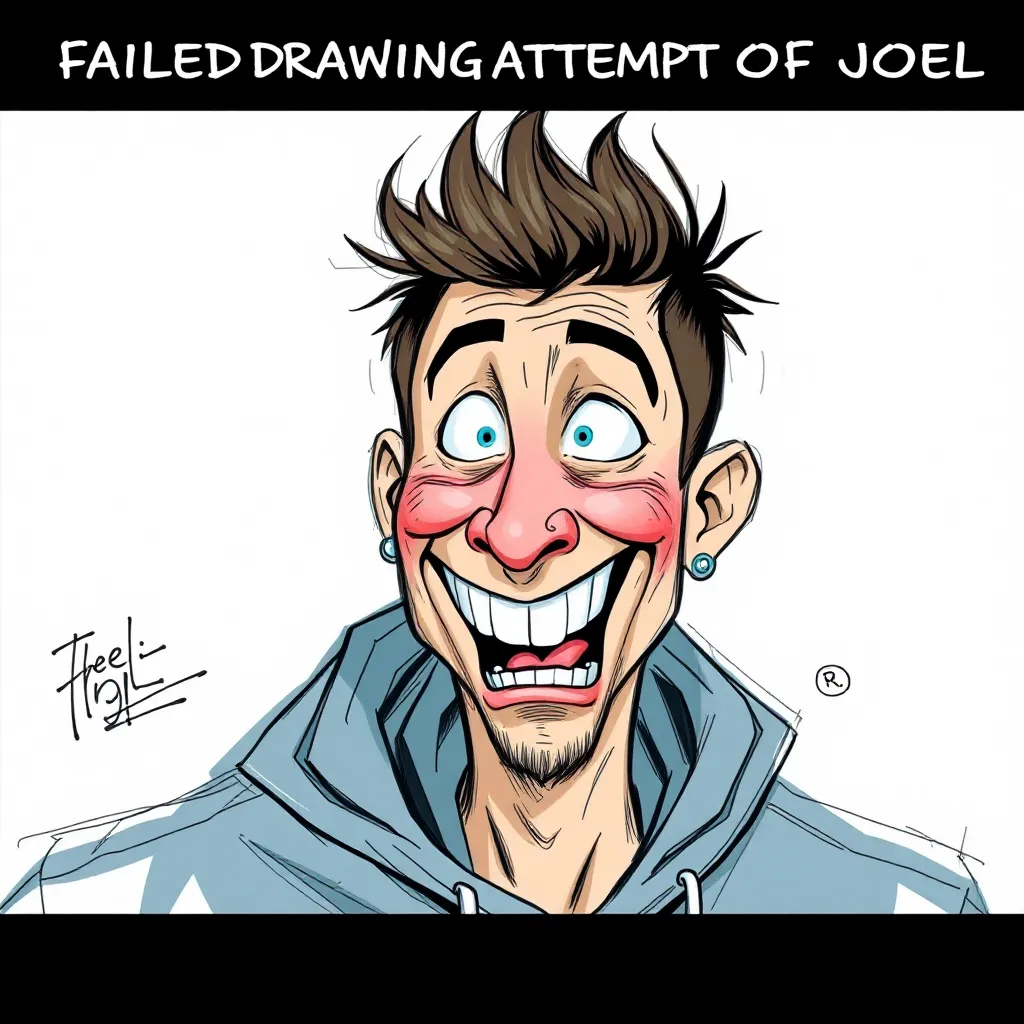 Failed Drawing Attempt of Joel: A Humorous Take : LevelUpTalk