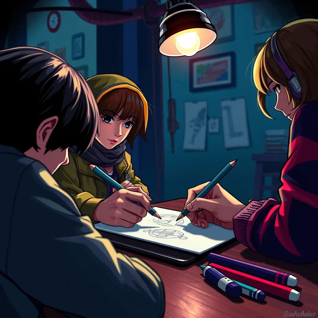 Exploring LiS Character Drawing Techniques: Part 4 : LevelUpTalk