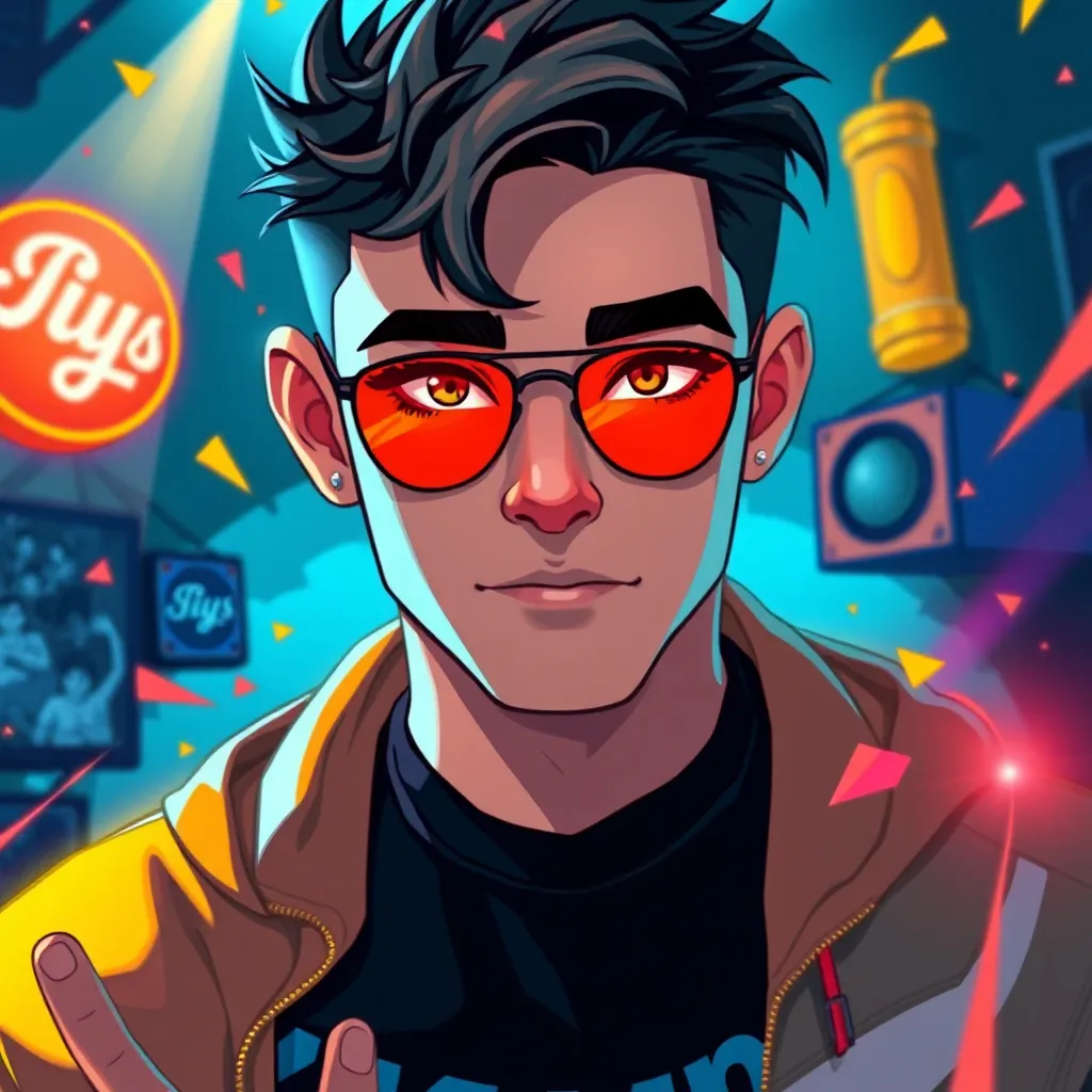 Drawing of Sypher from Animated Video Sparks Excitement : LevelUpTalk