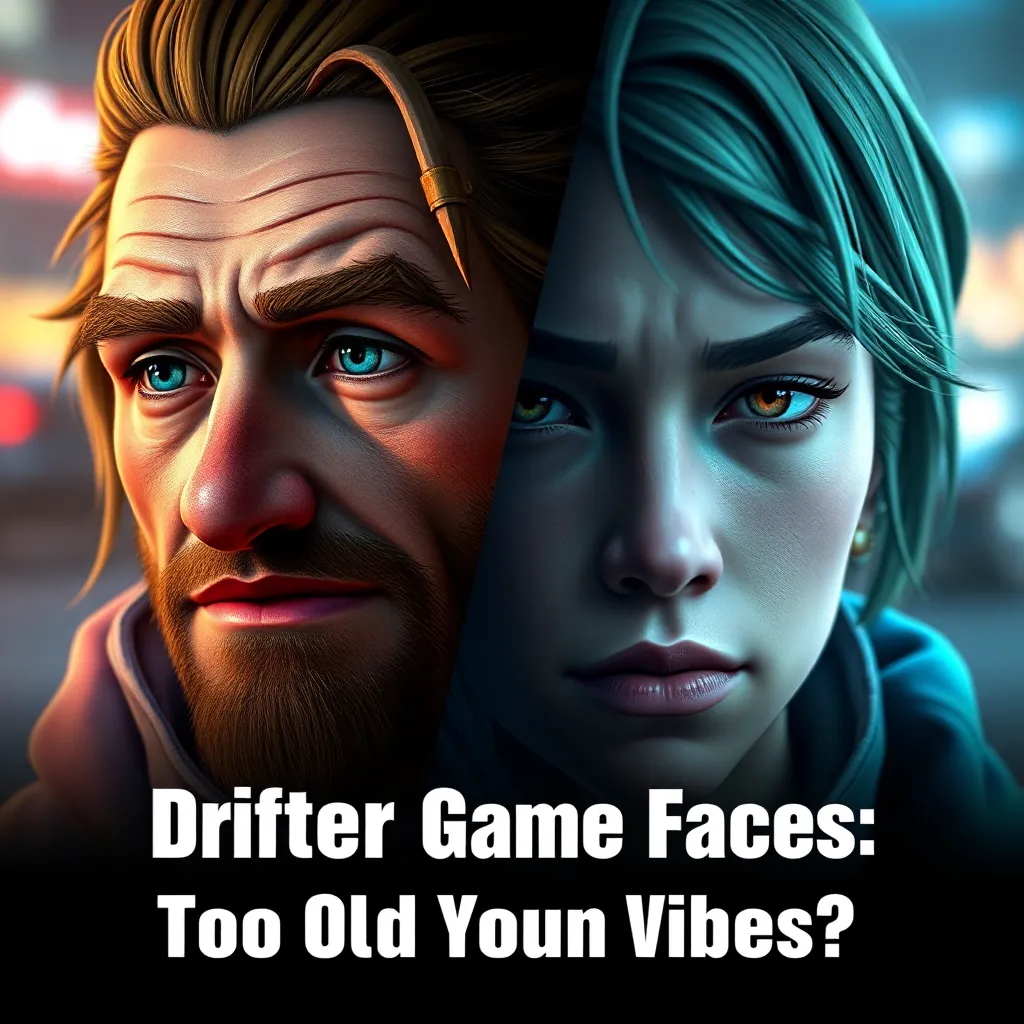 Drifter Game Faces: Too Old for Young Vibes? : LevelUpTalk