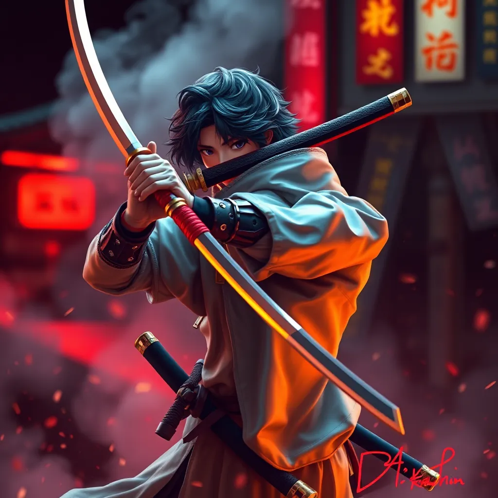 Best Katana Choices to Pair with Nagakiba for Dual Builds : LevelUpTalk