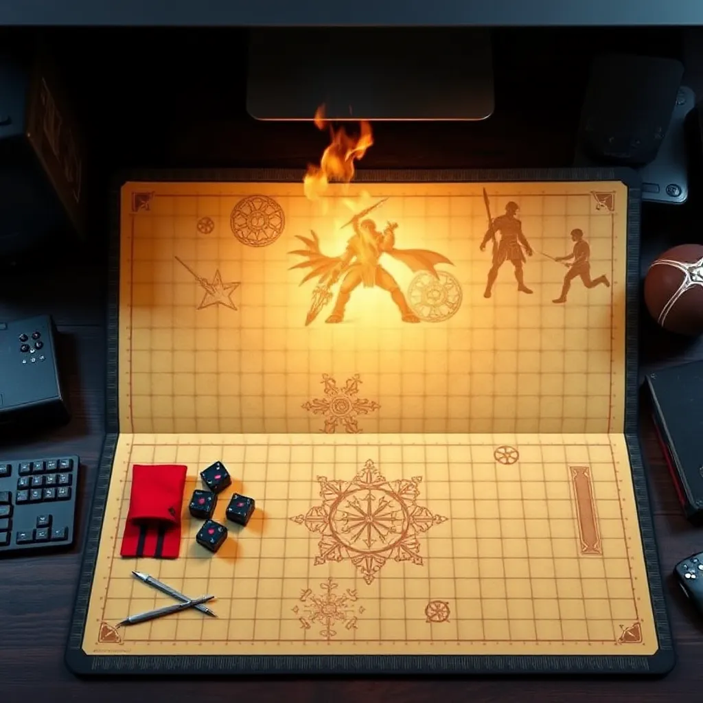 Exploring Dual-Sided Erasable DnD Mats for Gaming : LevelUpTalk