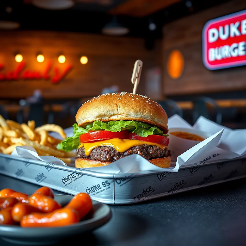 Explore the Delectable Duke Burger Menu Options Today : LevelUpTalk