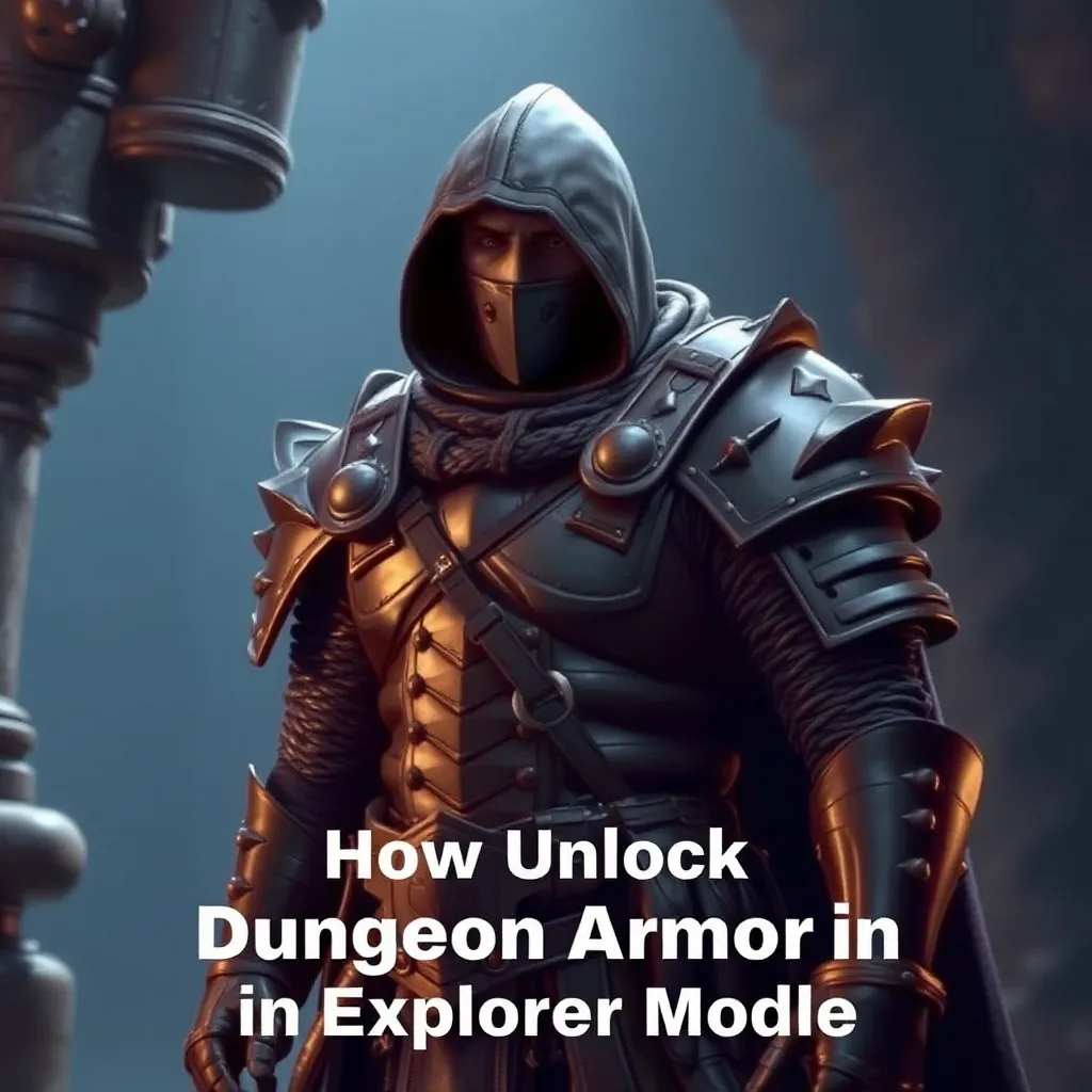 How to Unlock Dungeon Armor in Explorer Mode : LevelUpTalk