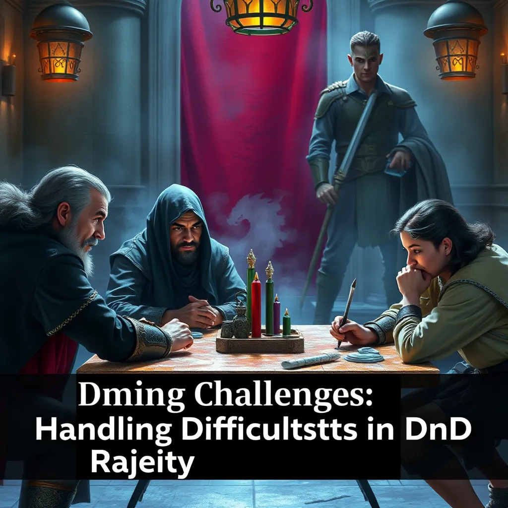 DMing Challenges: Handling Difficult Players in DnD : LevelUpTalk