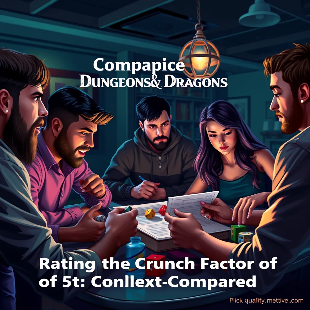 Rating the Crunch Factor of 5e: Complexity Compared : LevelUpTalk