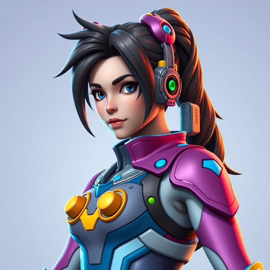 Creating D.Va from Overwatch 2 with Custom Skins : LevelUpTalk