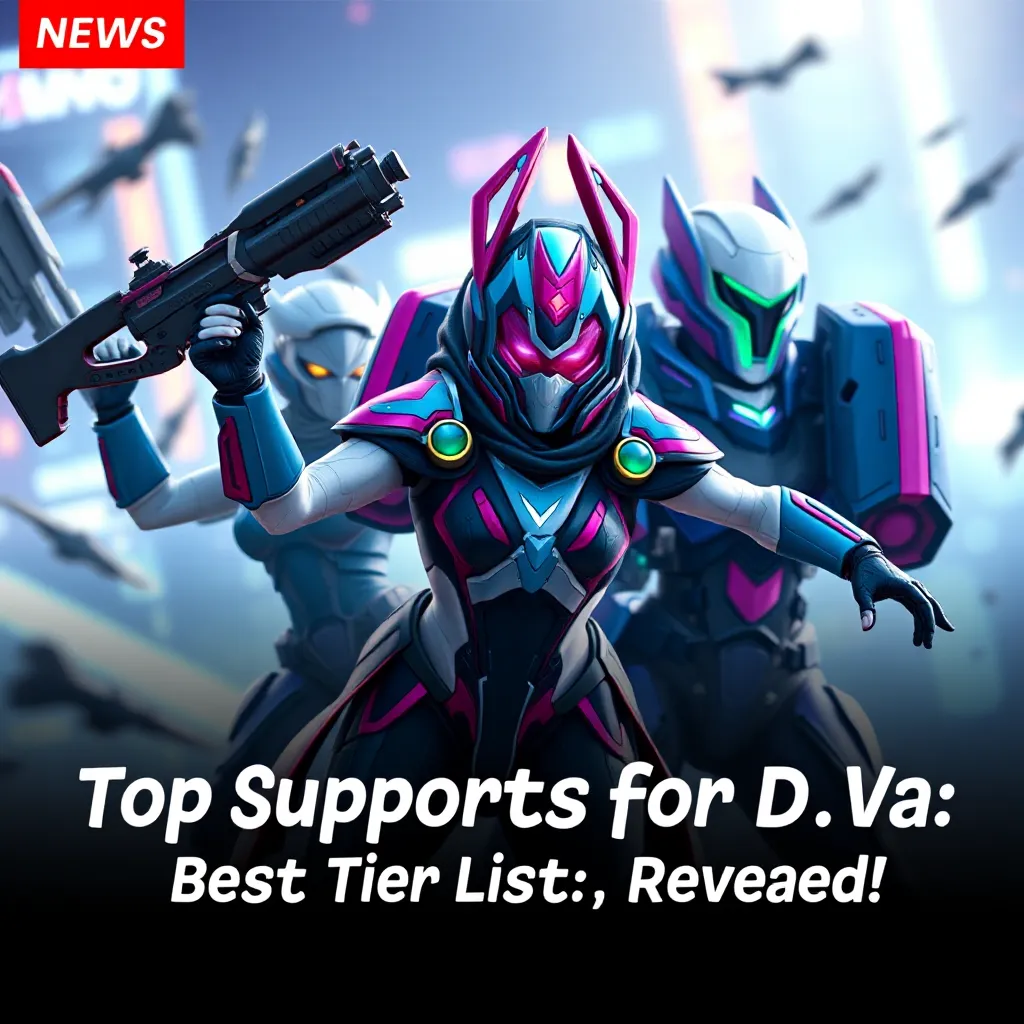 Top Supports for D.Va: Best Tier List Revealed! : LevelUpTalk