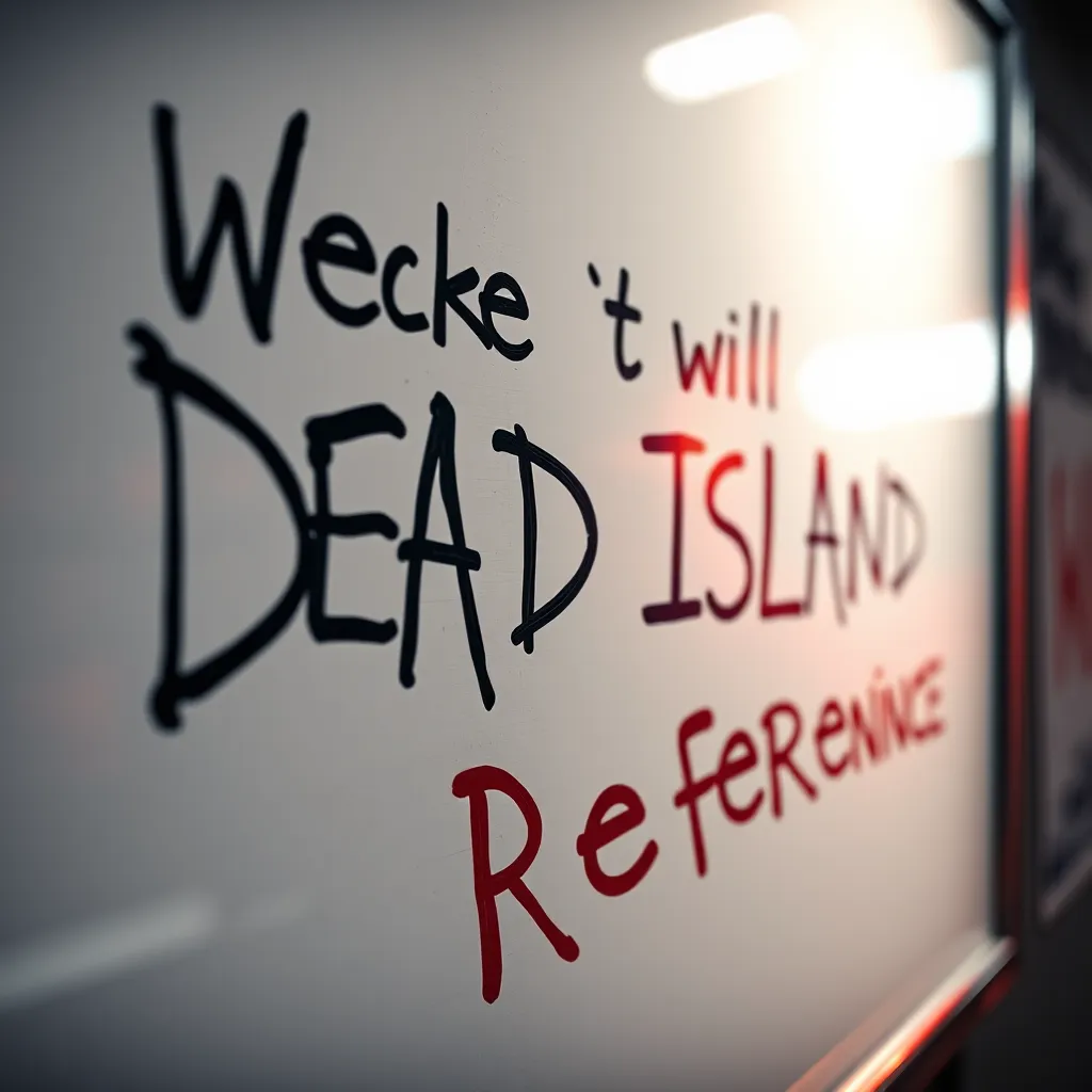 Dying Light Uncovers Dead Island Writing Reference : LevelUpTalk