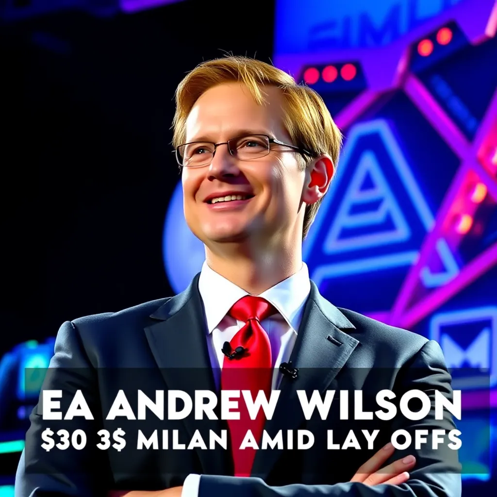 EA CEO Andrew Wilson Earns $30 Million Amid Layoffs : LevelUpTalk