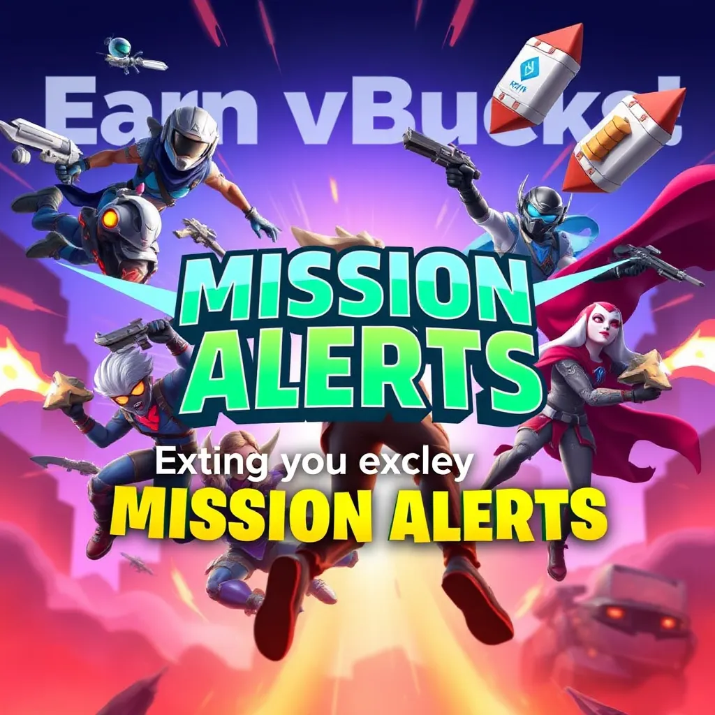 Exciting Mission Alerts: Earn 30 vBucks Starting Now! : LevelUpTalk