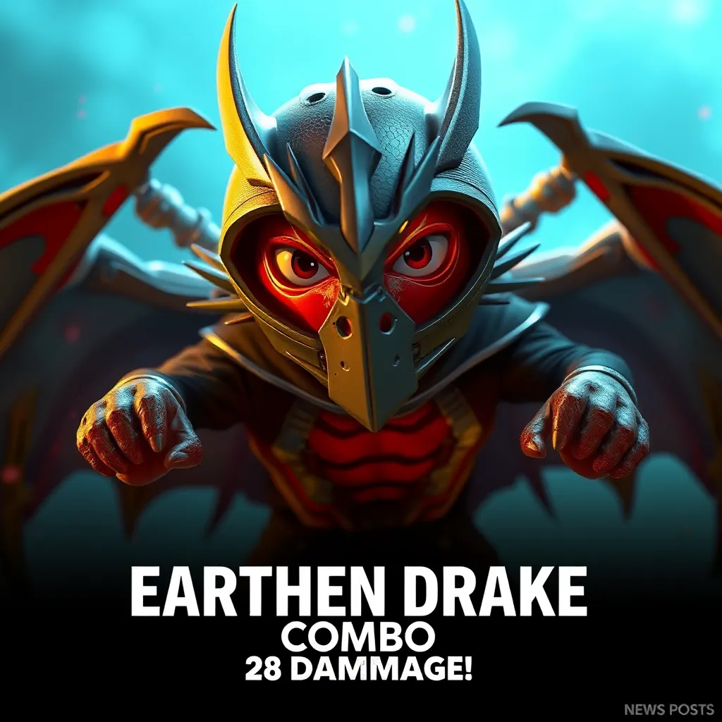 Unleashing Earthen Drake Combo for 28 Damage! : LevelUpTalk