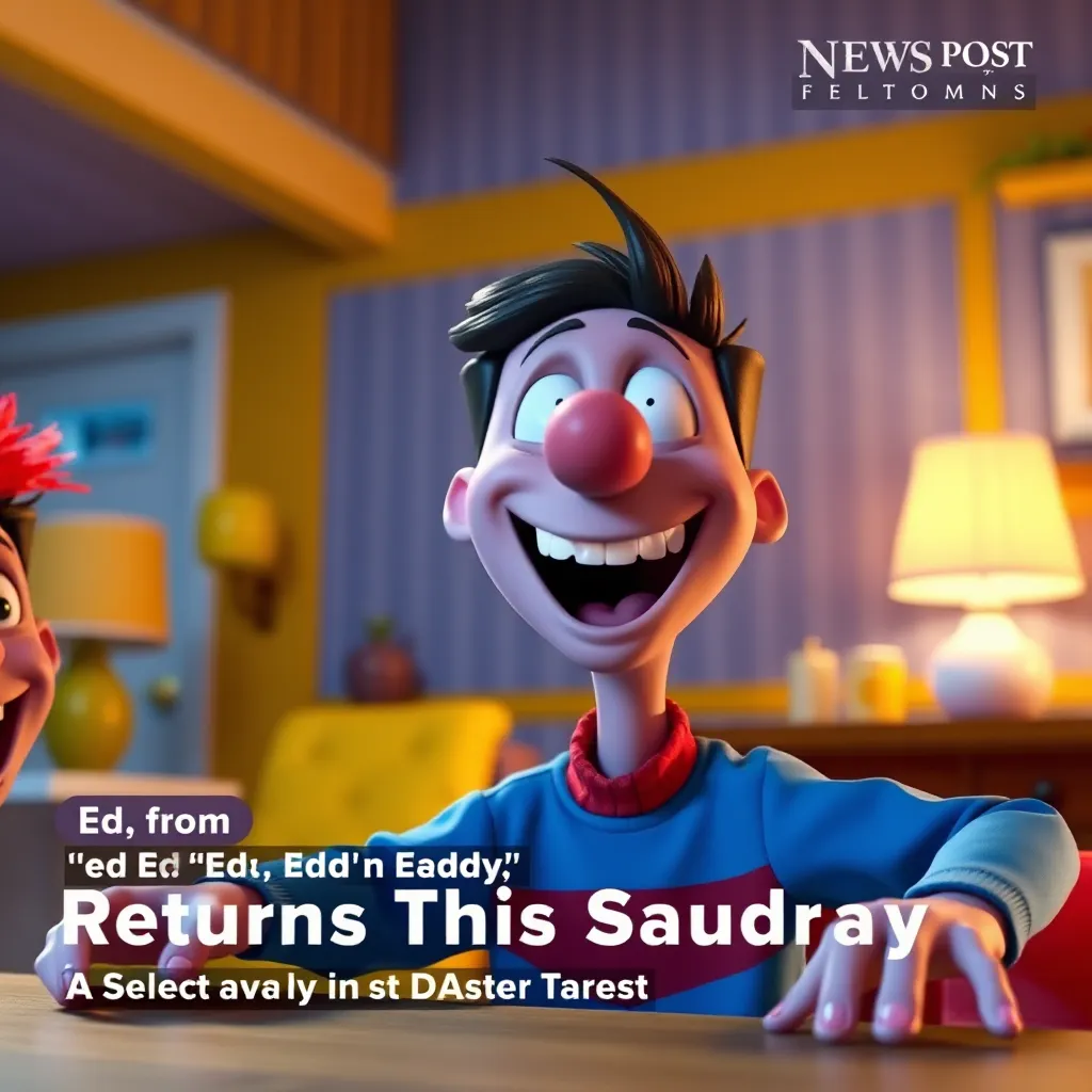 Ed from ‘Ed, Edd n Eddy’ Returns This Saturday! : LevelUpTalk