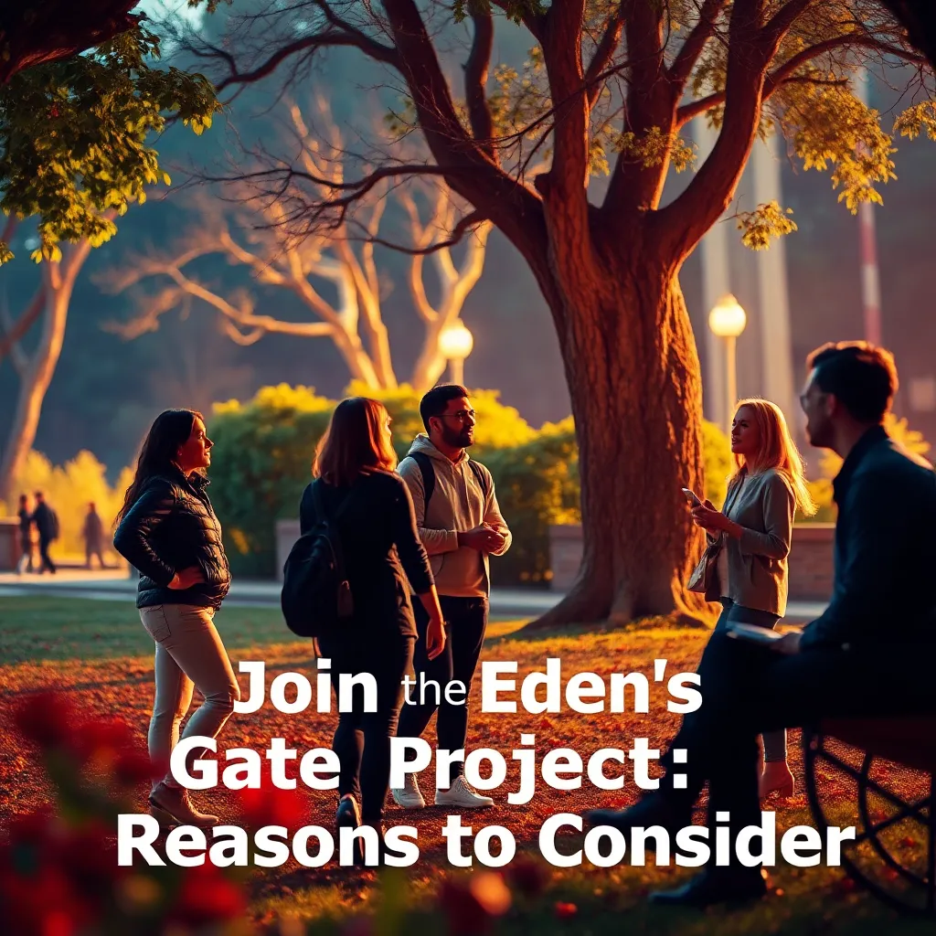 Join the Eden's Gate Project: Reasons to Consider : LevelUpTalk