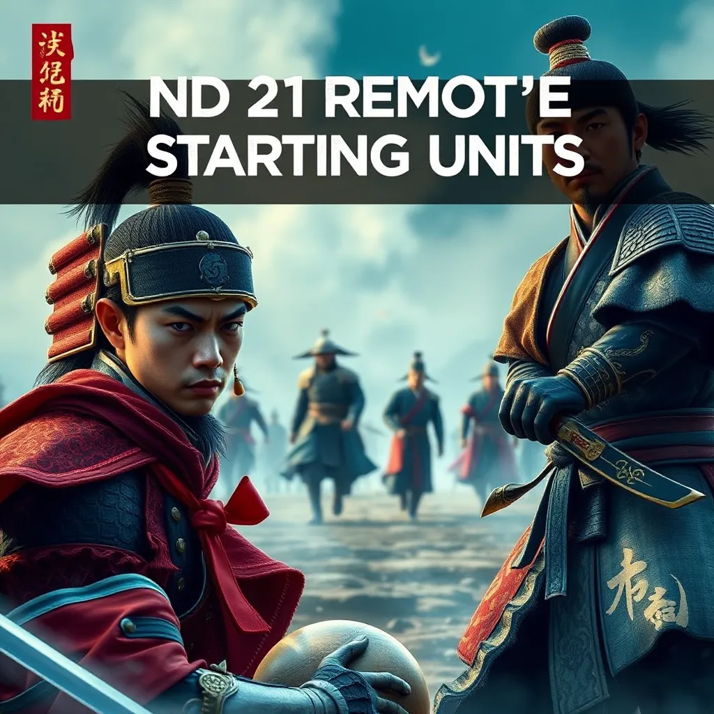 How to Edit Starting Units for Generals in Three Kingdoms : LevelUpTalk