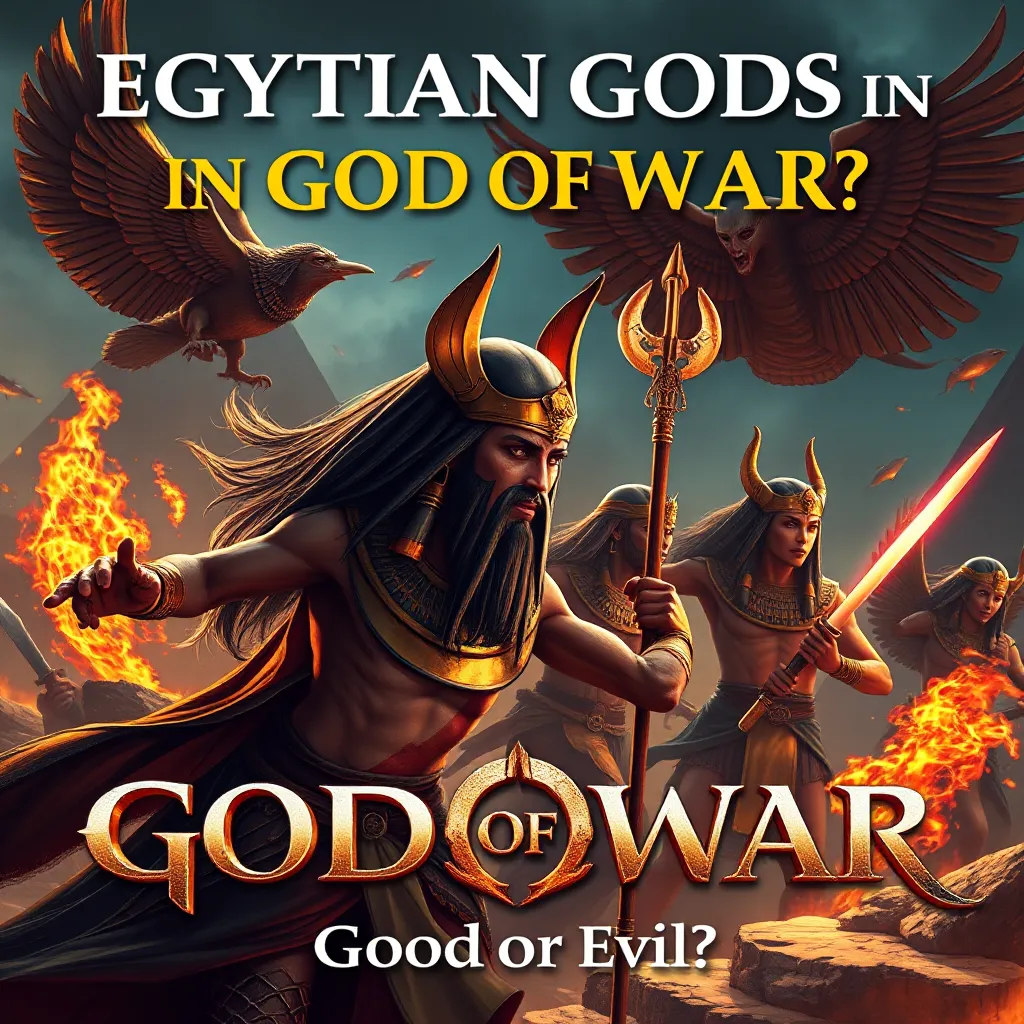 Egyptian Gods in God Of War: Good or Evil? : LevelUpTalk