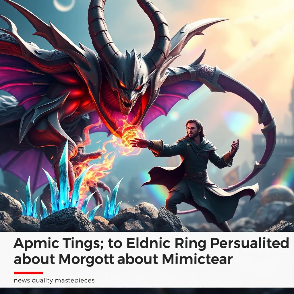 Apology to Elden Ring Players About Mimic Tear : LevelUpTalk