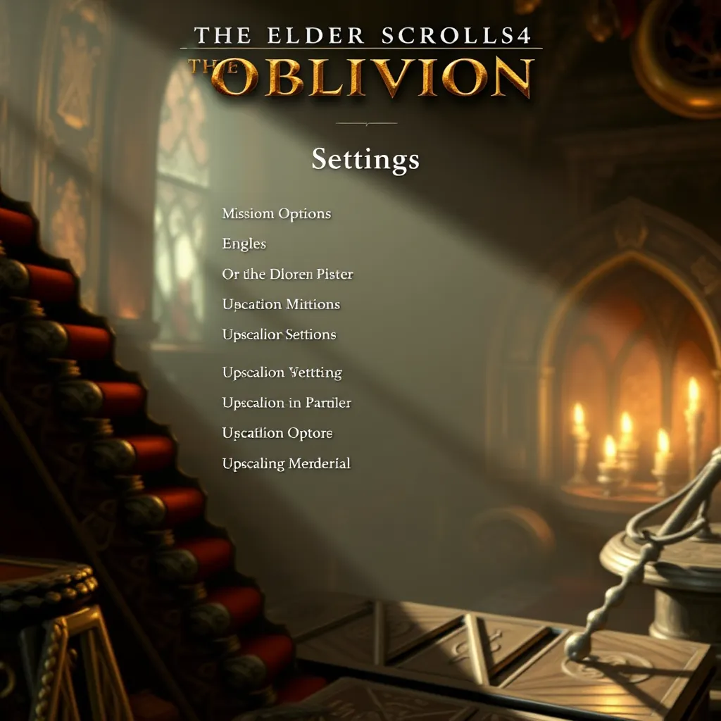 Elder Scrolls 4: Oblivion Update Erases Upscaling Settings : LevelUpTalk