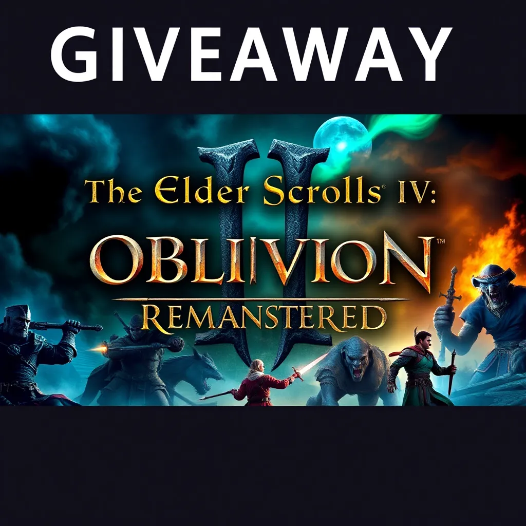 Join the Giveaway for The Elder Scrolls IV: Oblivion Remastered! : LevelUpTalk