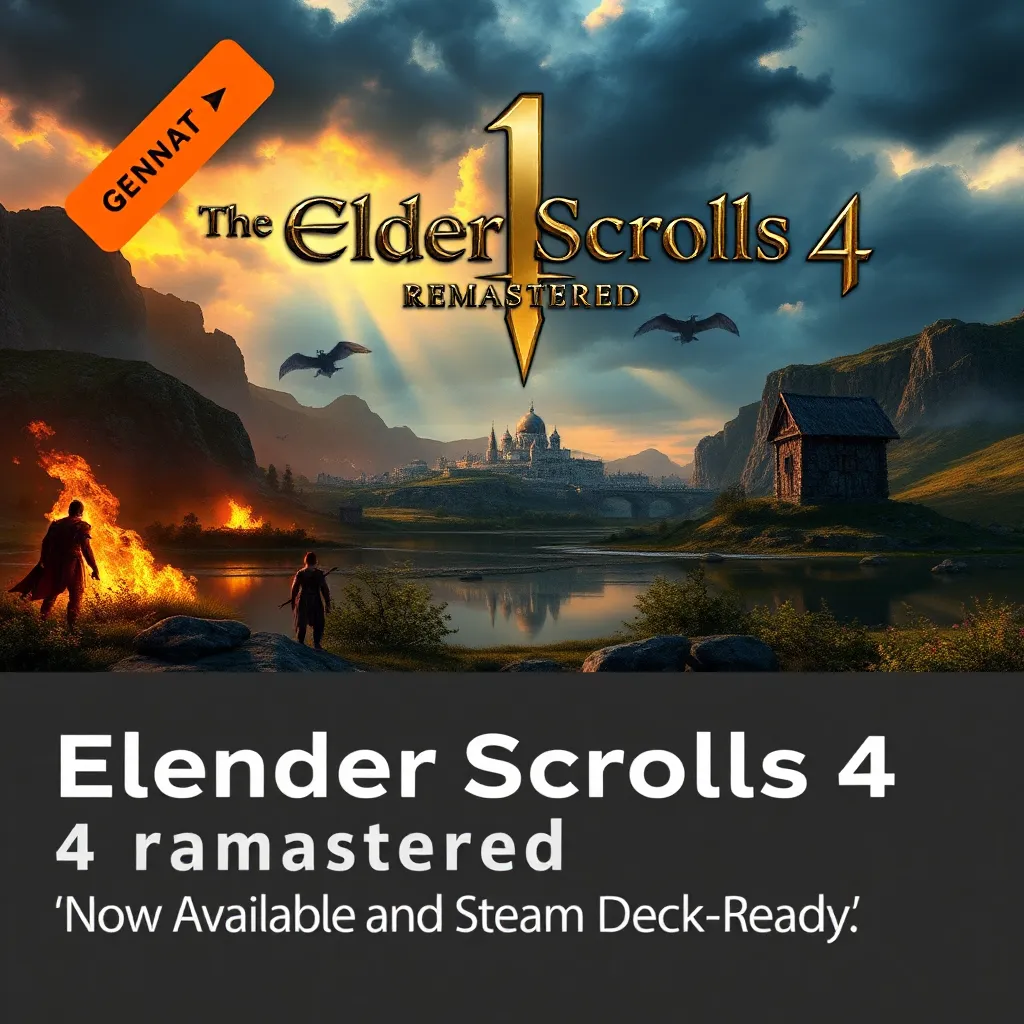 Elder Scrolls 4 Remastered: Now Available and Steam Deck Ready : LevelUpTalk