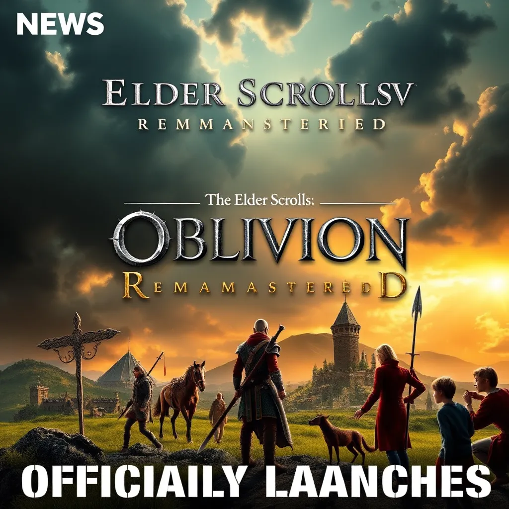 Elder Scrolls IV: Oblivion Remastered Officially Launches : LevelUpTalk