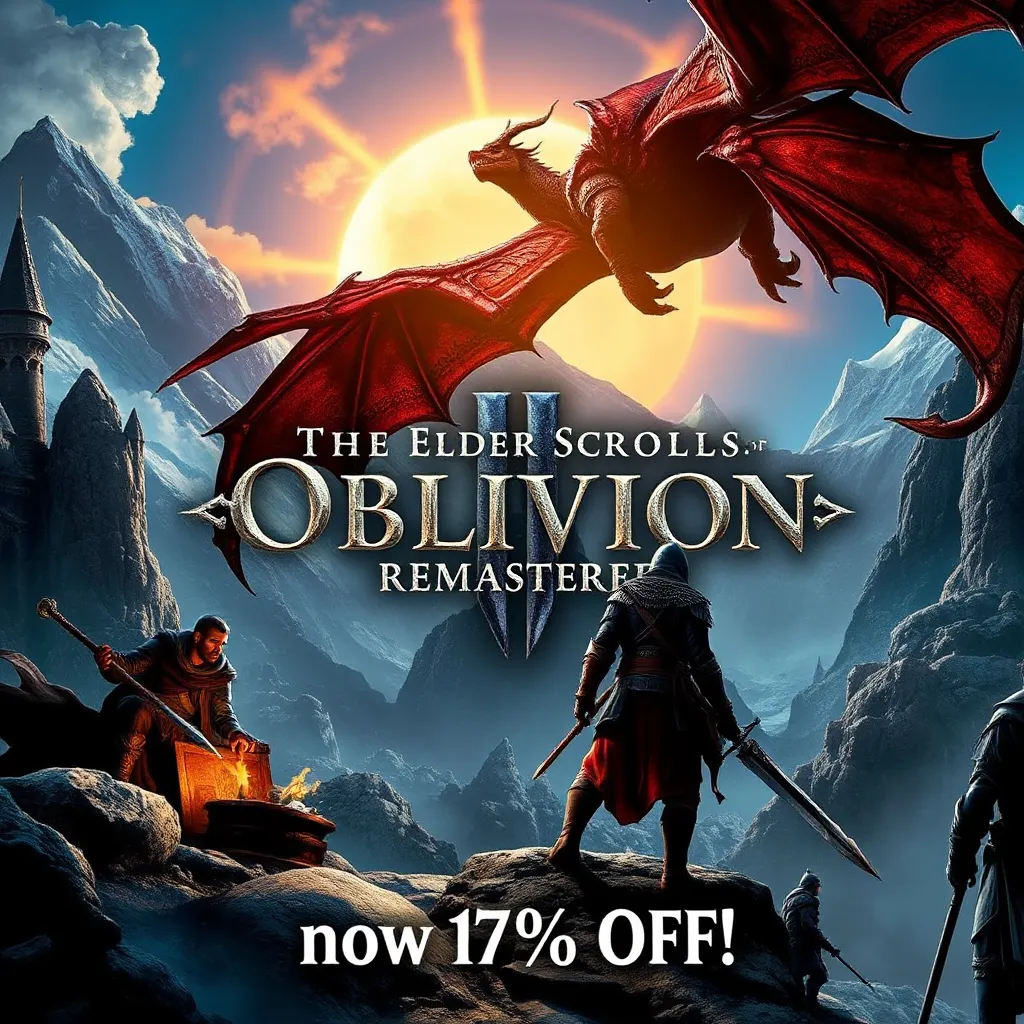 The Elder Scrolls IV: Oblivion Remastered Now 17% Off! : LevelUpTalk