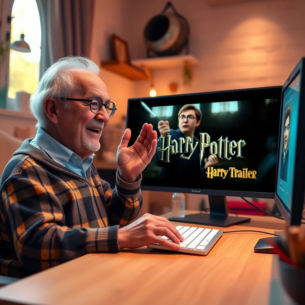 67-Year-Old Streamer Goes Wild Over New Harry Potter Trailer : LevelUpTalk