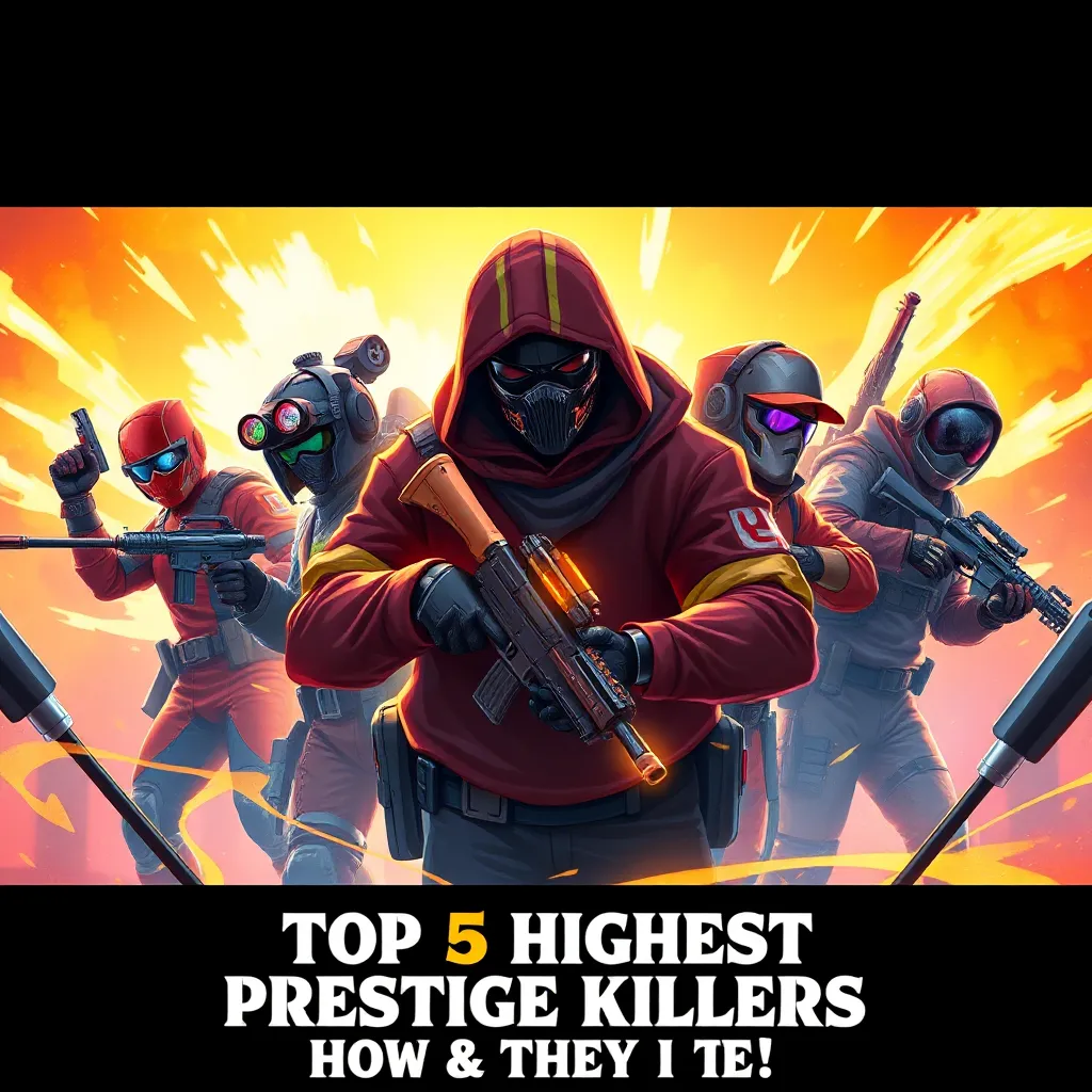 Top 5 Highest Prestige Killers and How They Tie : LevelUpTalk