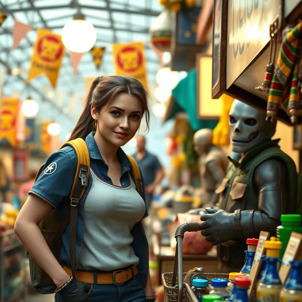 Ellie and Joel Explore Fallout-Themed Flea Market Adventure : LevelUpTalk