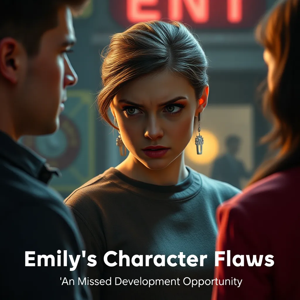 Emily's Character Flaws: A Missed Development Opportunity : LevelUpTalk
