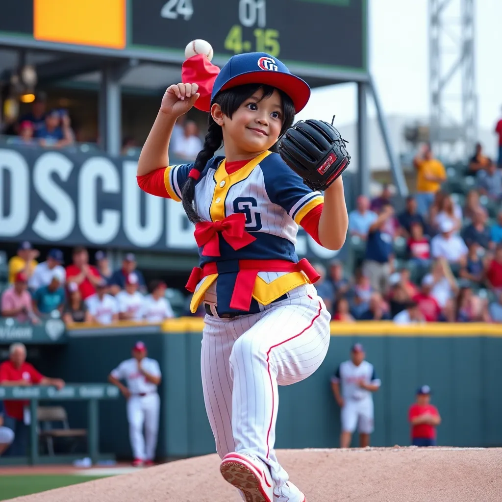 Emiru Makes Waves in Cosplay While Throwing First Pitch : LevelUpTalk