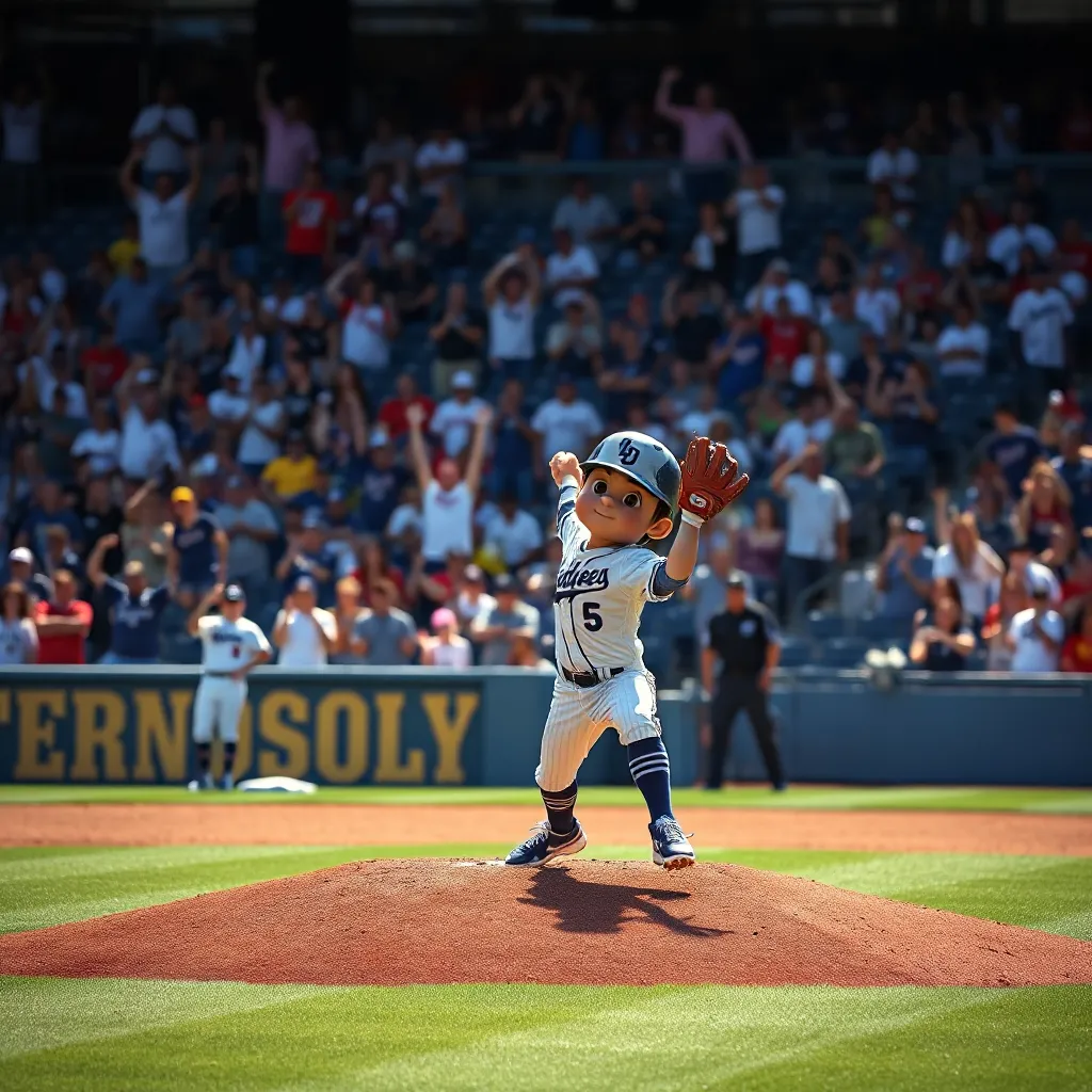 Emiru Delivers First Pitch at Padres vs Dodgers Showdown : LevelUpTalk
