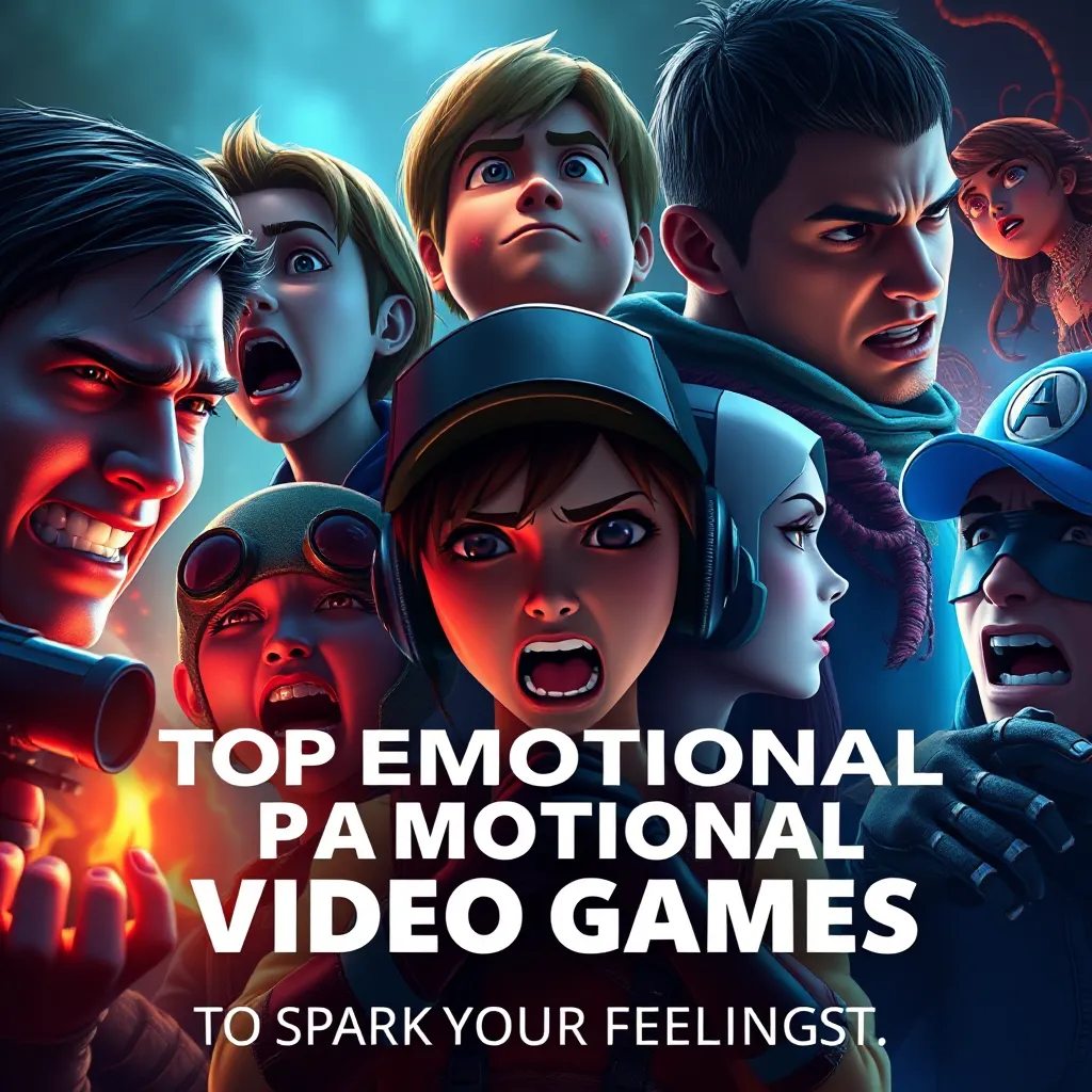 Top Emotional Video Games to Spark Your Feelings : LevelUpTalk