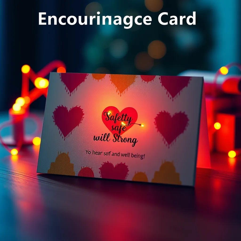 A Heartfelt Card Reminder to Stay Safe and Strong : LevelUpTalk