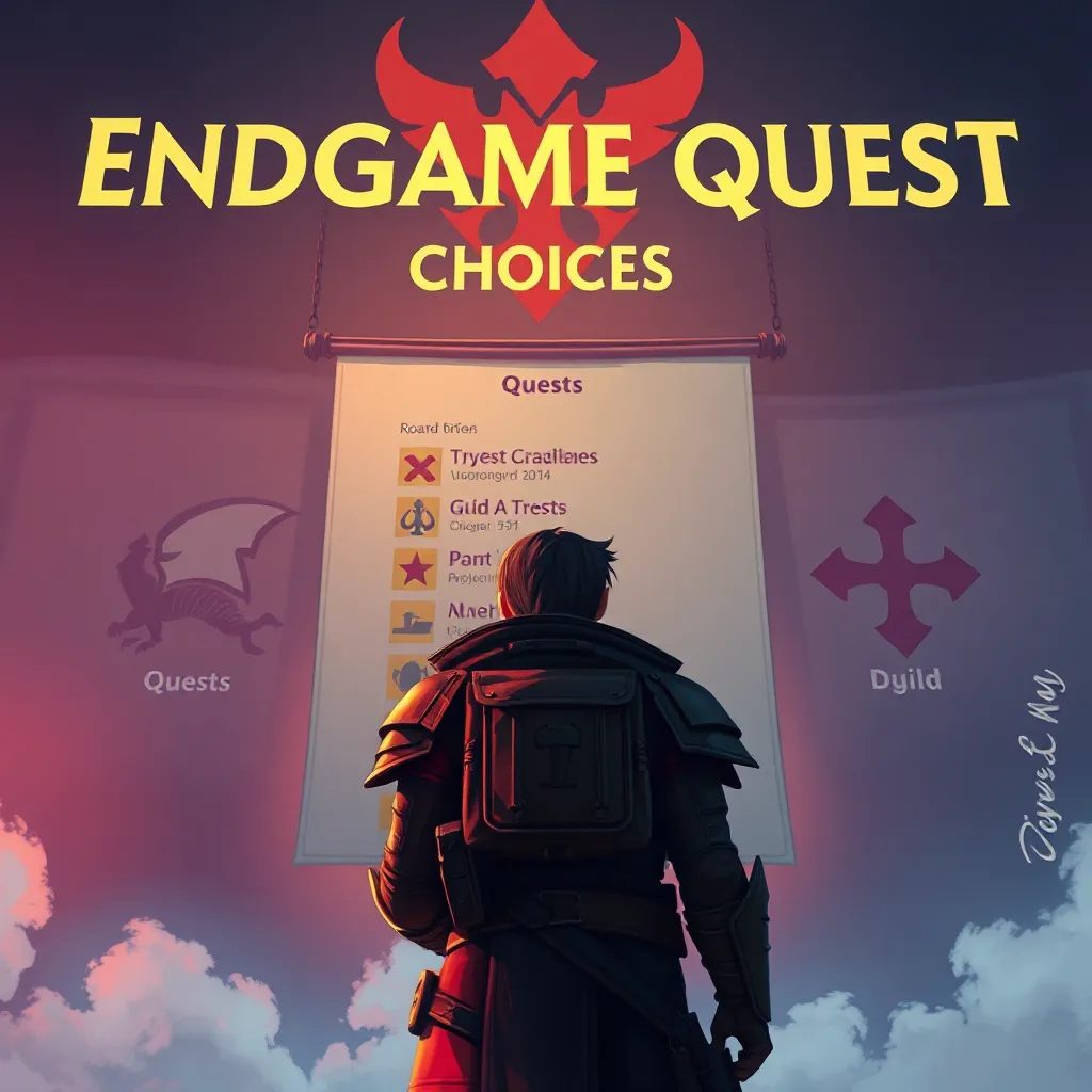 Endgame Challenges: Choosing the Right Quest : LevelUpTalk