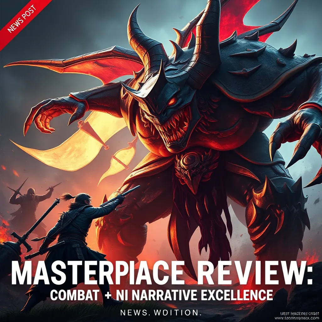 Masterpiece Game Review: Combat and Narrative Excellence : LevelUpTalk