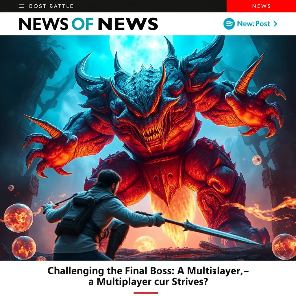 Challenging the Final Boss: A Multiplayer Experience : LevelUpTalk