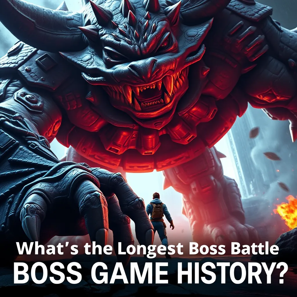 What’s the Longest Boss Battle in Video Game History? : LevelUpTalk