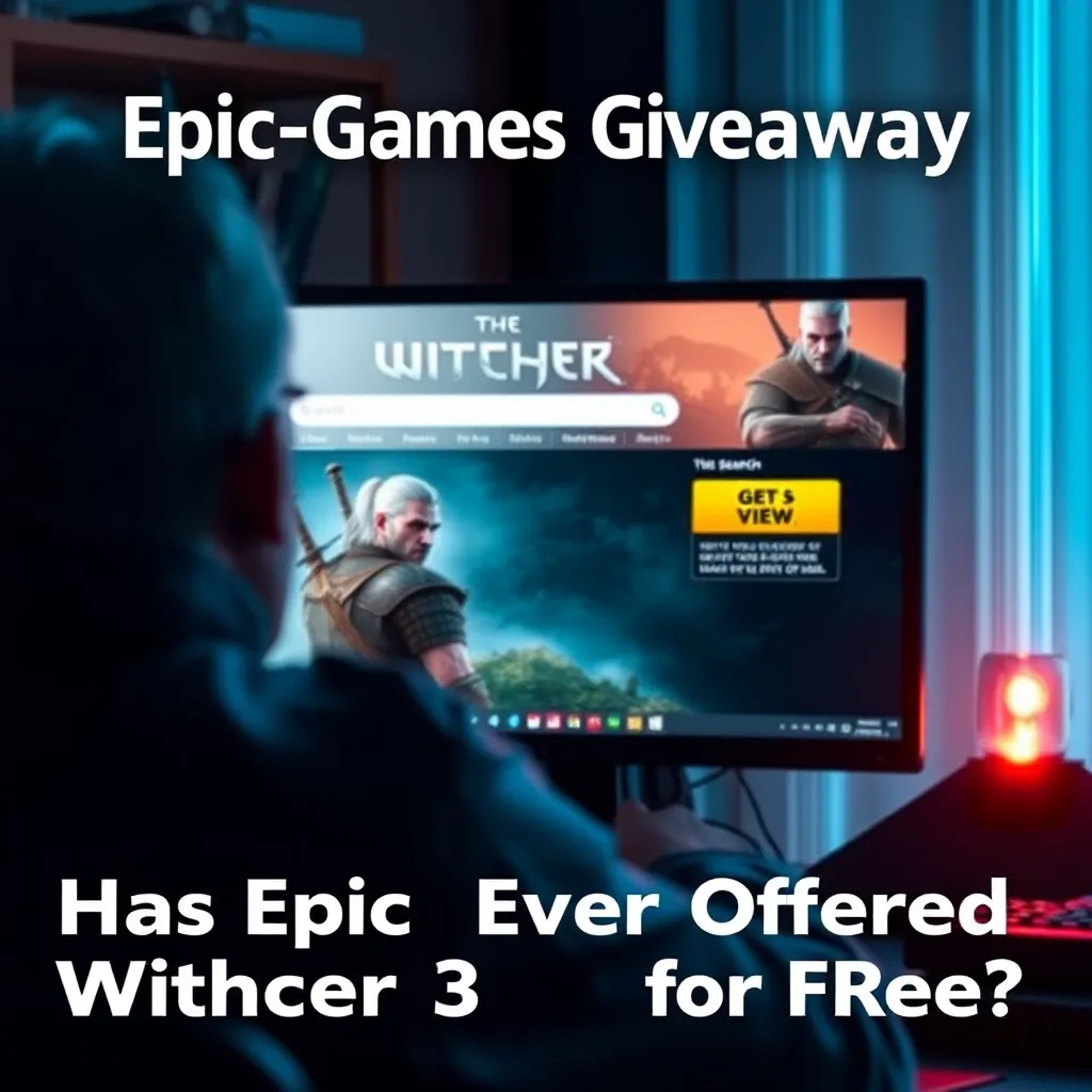 Has Epic Ever Offered Witcher 3 for Free? : LevelUpTalk
