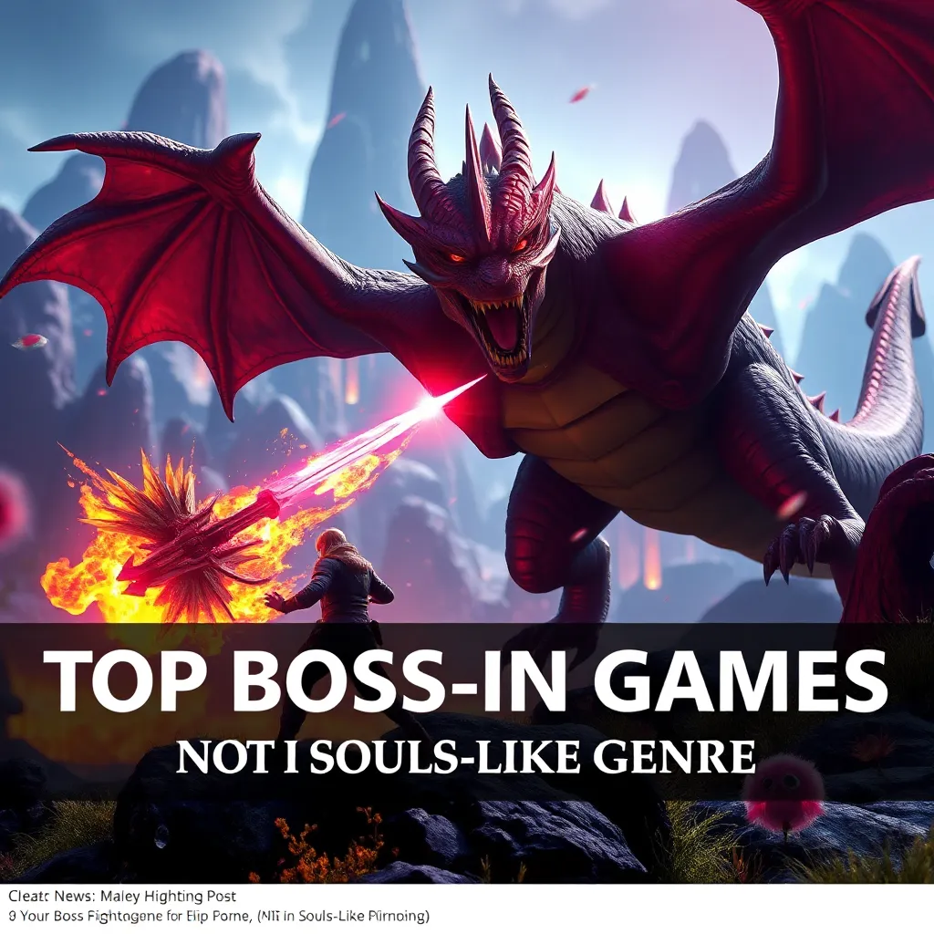 Top Boss Fighting Games Not in Souls-Like Genre : LevelUpTalk