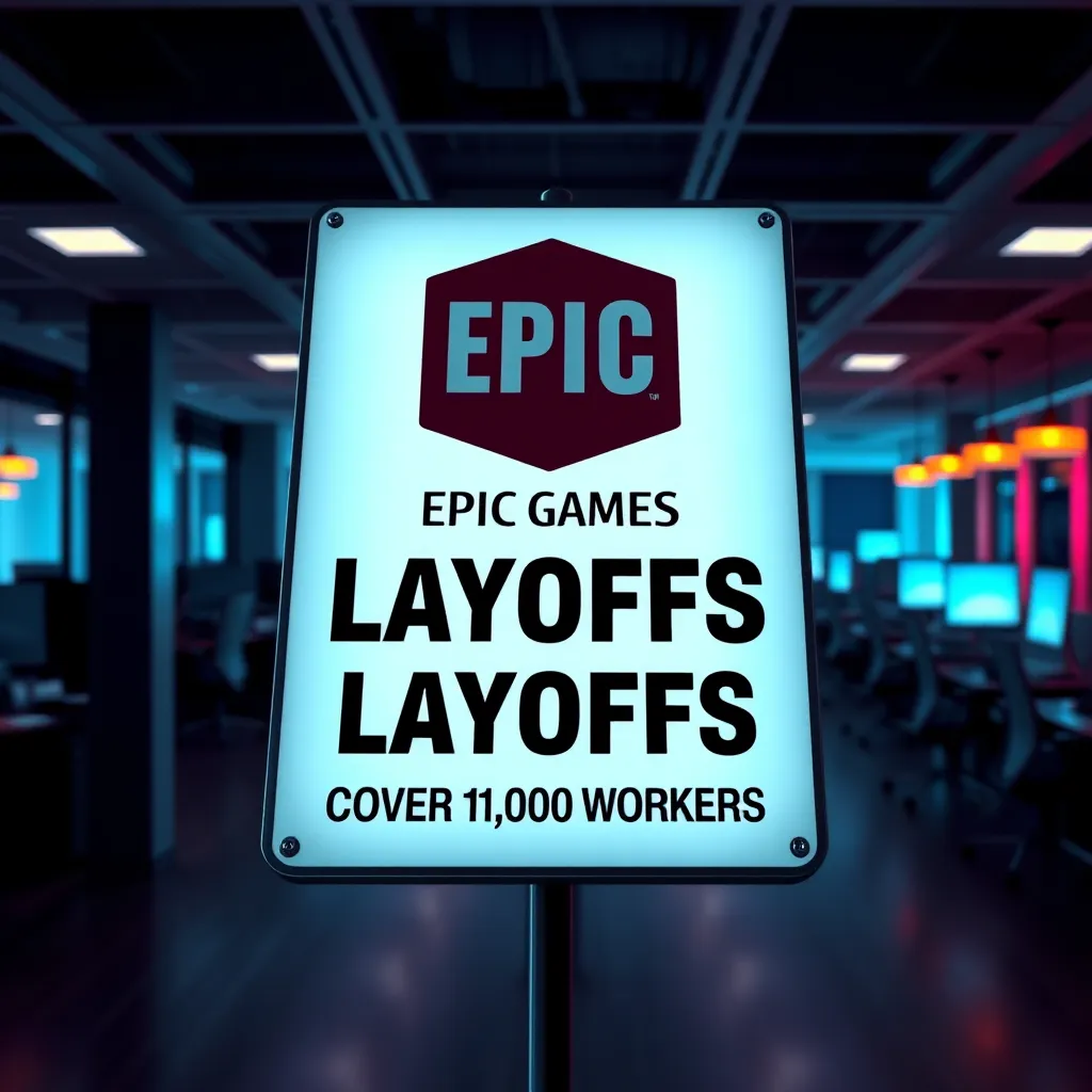 Epic Games Announces Major Layoffs of Over 1,000 Workers : LevelUpTalk