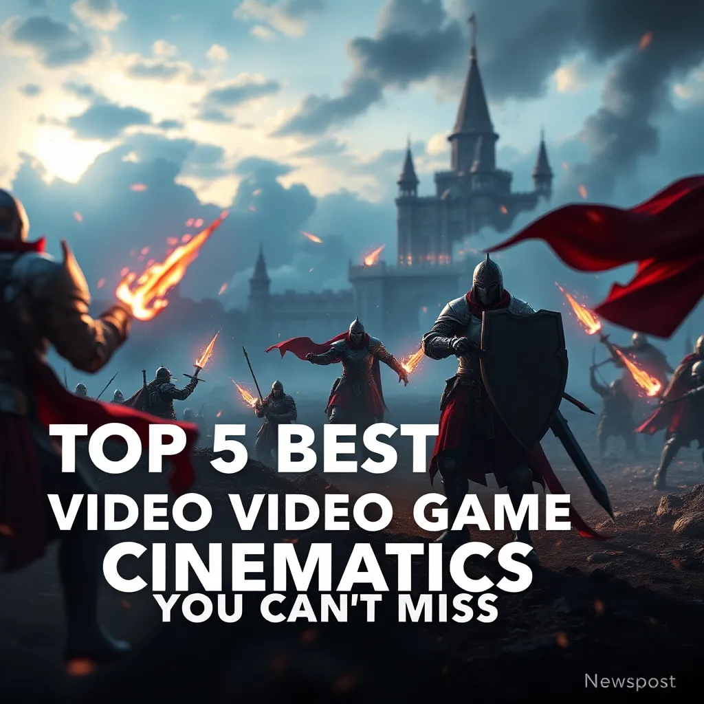 Top 5 Best Video Game Cinematics You Can't Miss : LevelUpTalk