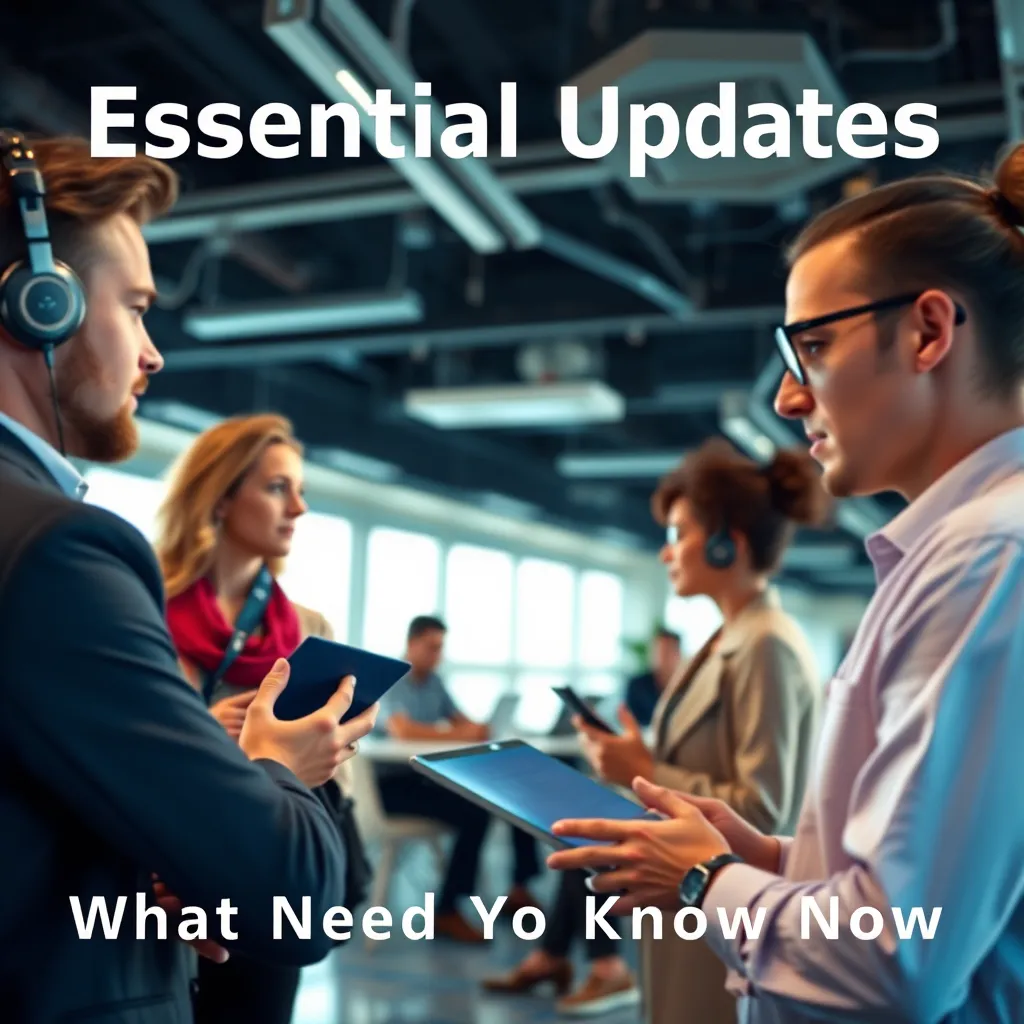 Essential Updates: What You Need to Know Now : LevelUpTalk