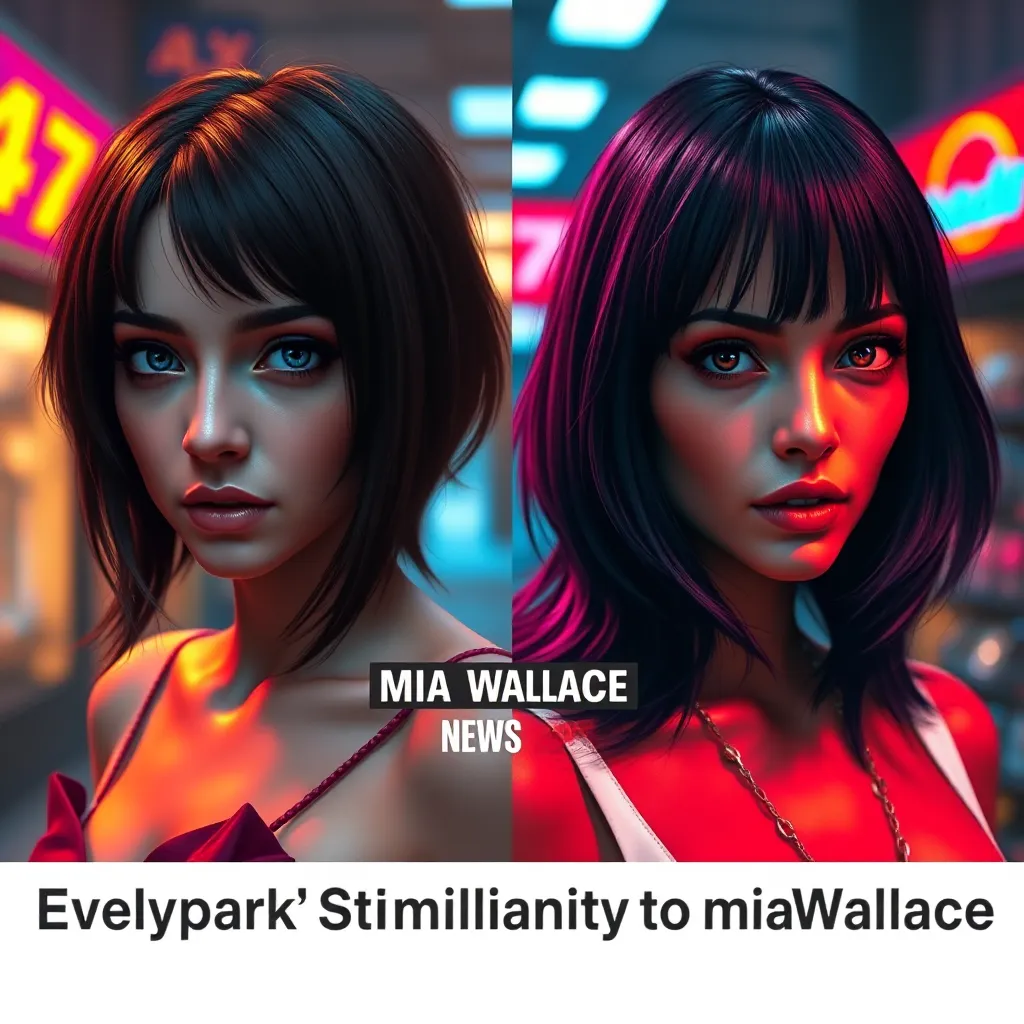 Evelyn Parker's Striking Similarity to Mia Wallace : LevelUpTalk