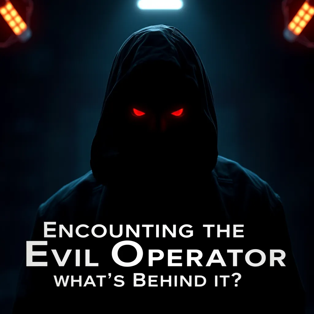 Encountering the Evil Operator: What's Behind It? : LevelUpTalk
