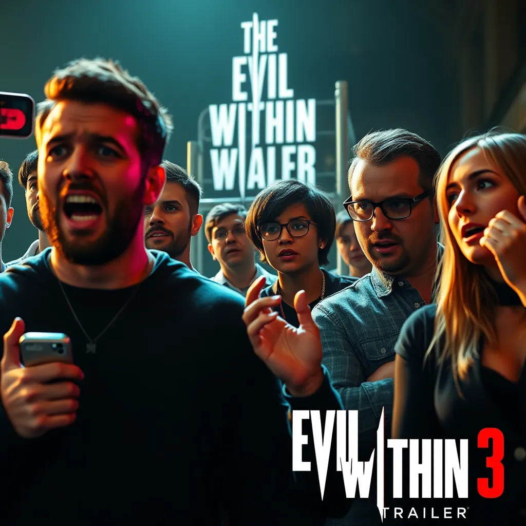 Exciting Reactions to The Evil Within 3 Trailer : LevelUpTalk