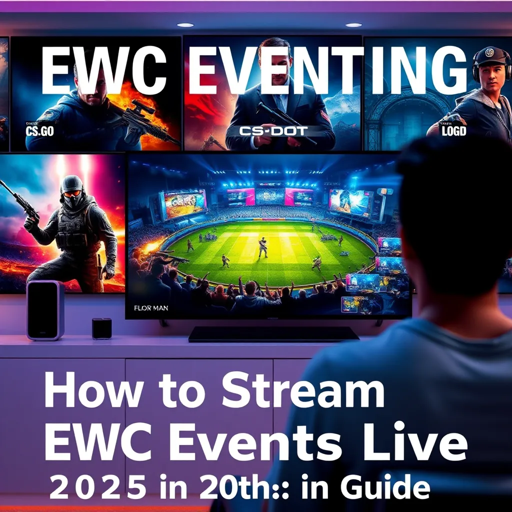 How to Stream EWC Events Live in 2025: A Guide : LevelUpTalk