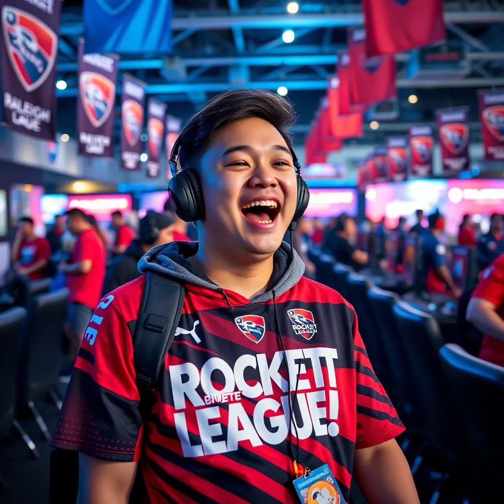 New Fan Joins Raleigh LAN for Rocket League Esports Action : LevelUpTalk