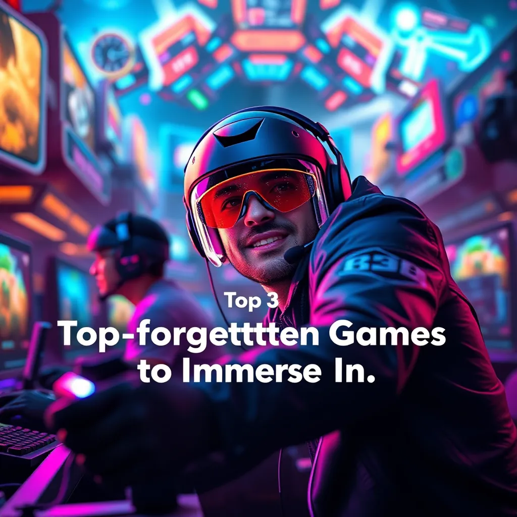 Top 3 Unforgettable Games to Immerse Yourself In : LevelUpTalk